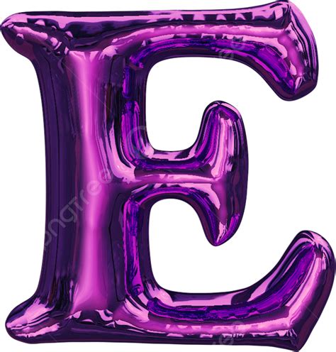Carta 3d Alfabeto Ballon E Png 3d Alfabeto 3d Letras 3d Letra