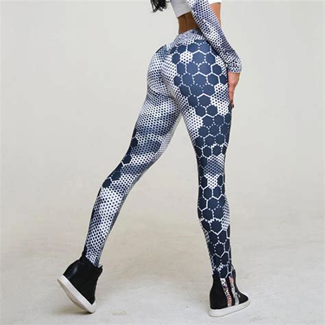 Pants Sports 2017 Sexy High Waist Stretched Gym Clothes Running Tights