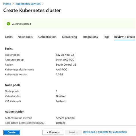 coaching on devops and cloud computing how to create aks
