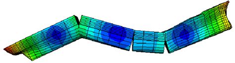 First Three Flexure Modes From The Structural Analysis Of The S175