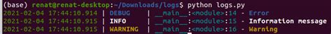 python logging howto logging vs loguru python practice