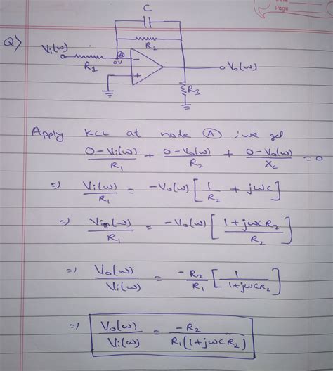 [solved] please explain all steps vo w 3 find the frequency