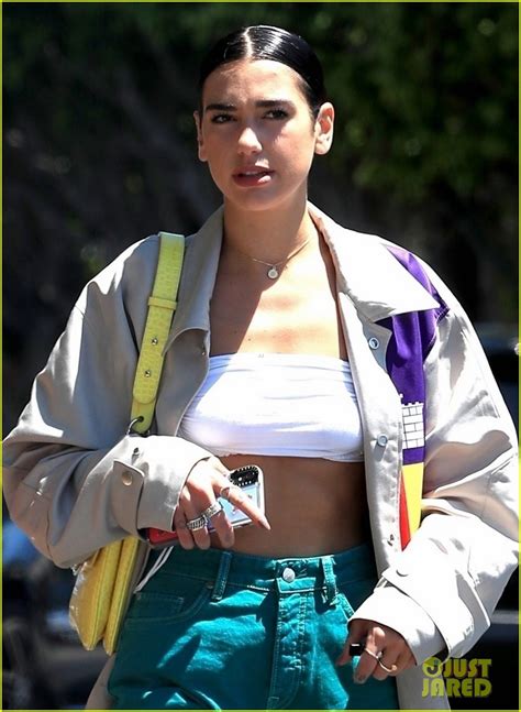 Dua Lipa Flashes Her Toned Abs During A Day Out In Weho Photo 4336081