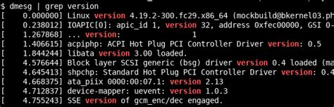 how to get linux kernel version poftut
