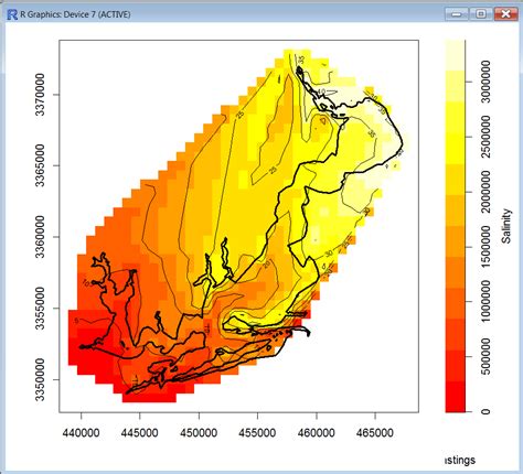 ggplot2 intersect the contour and polygon in r stack