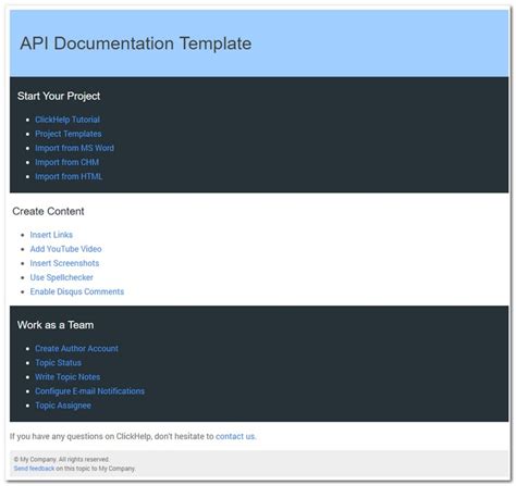 api documentation guidelines