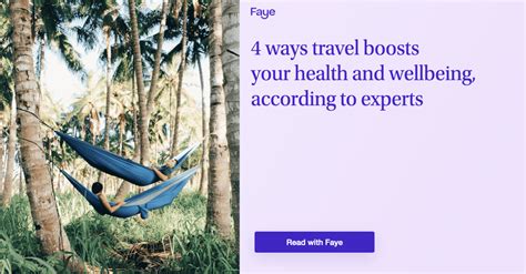 4 Ways Travel Boosts Your Health And Wellbeing According To Experts
