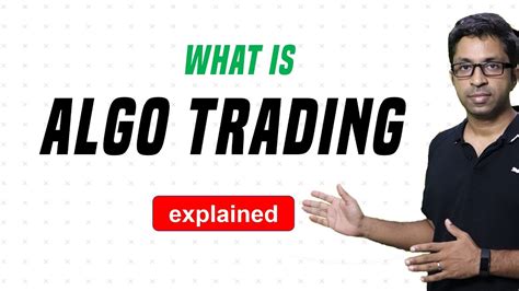 what is algo trading using live examples youtube
