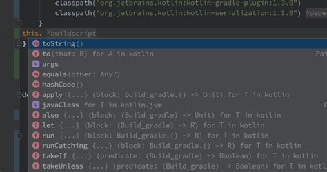 kotlin intellij idea build gradle kts autocomplete not working