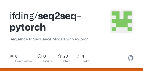 github ifding seq2seq pytorch sequence to sequence models with pytorch