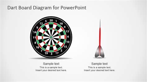 dart board design for powerpoint slidemodel