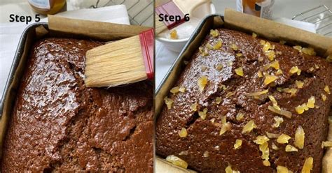 Sticky Ginger Treacle Cake With Stem Ginger Lynns Tasty Bakes