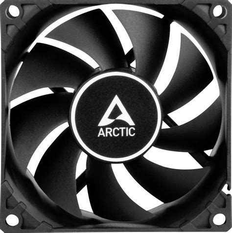 Arctic F8 Pwm Pst Pc Fan Black W X H X D 80 X 80 X 25 Mm