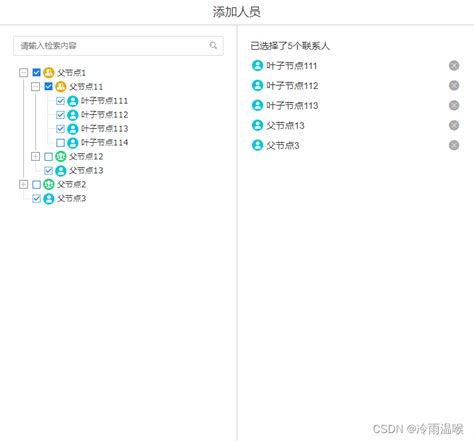 使用ztree实现左侧树勾选添加到右侧列表 layui ztree csdn博客