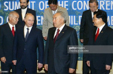 Uzbek President Islam Karimov Russian President Vladimir Putin
