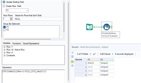 solved how to remove duplicates in one column but not a r alteryx