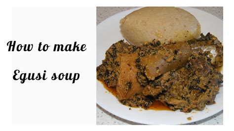 How To Make Egusi Soup Frying Method Youtube