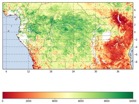 plotting satellite data with python images