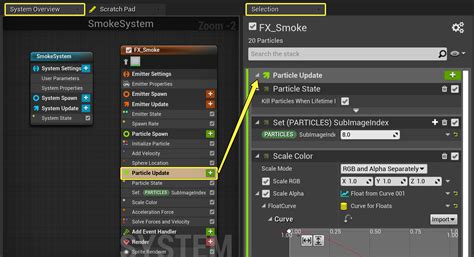 create a sprite particle effect in niagara unreal engine documentation