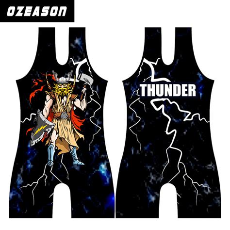 Custom Low Cut Design Sexy Wrestling Singlet Sublimation Printing