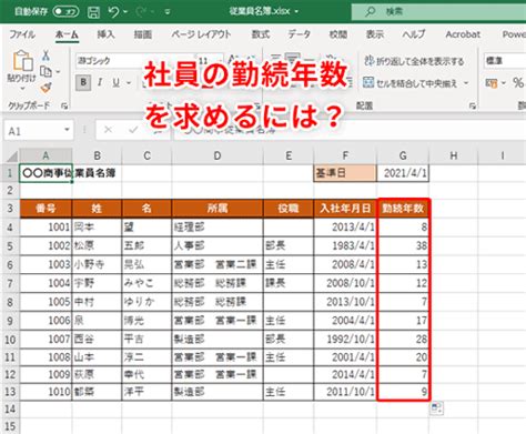 【excel】エクセルの関数で2つの日付間を計算する方法 いまさら聞けないexcelの使い方講座 窓の杜