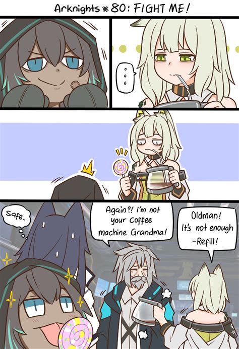 Doctor Kaltsit Blaze Male Doctor Old Man And 1 More Arknights