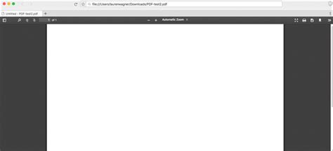pdf is blank when opened solved today
