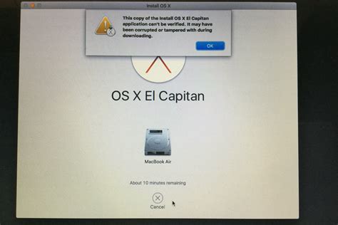 installing macos or os x what to do when ‘the installer payload failed