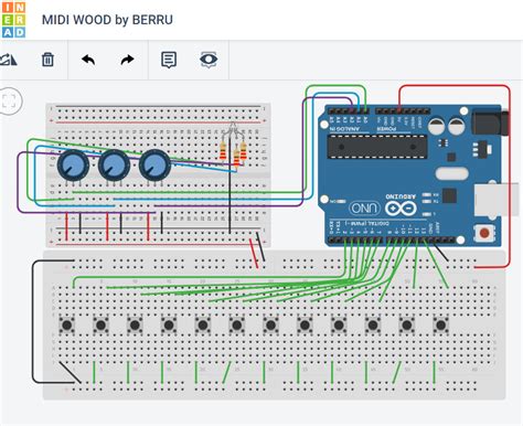 midi wood keyboard arduino project hub