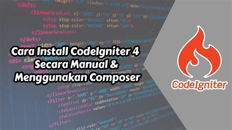 cara install codeigniter 4 secara manual dan menggunakan