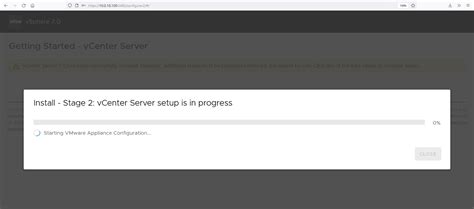 solved vcsa setup stuck at starting vmware appliance con vmware