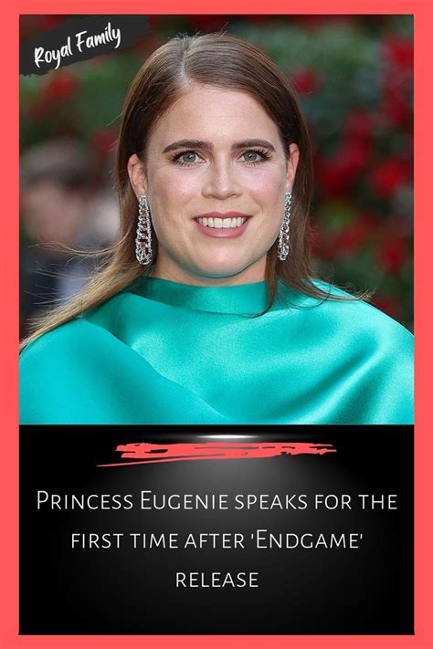 What Does Princess Eugenie Reveal In Her First Statement Following The