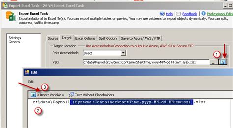 how to format path url using date time format zappysys