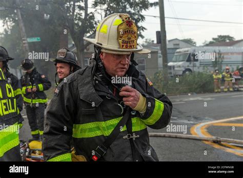 Fdny Chief Of Safety Mike Meyers Seen Where Firefighters Battle Massive