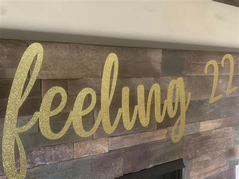 Im Feeling 22 Banner 22nd Birthday Banner 22nd Birthday Etsy