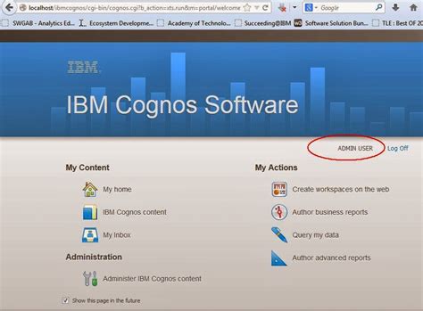 setting up ibm cognos bi security using java based custom