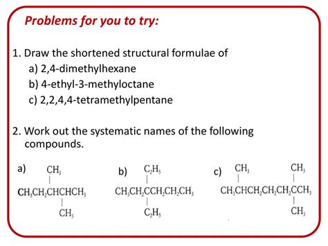 N5 Homologous Series Revision Of Homologous Series Including Alkanes