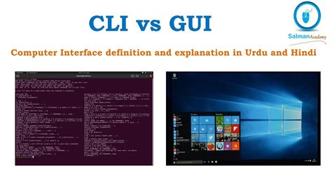 what is cli what is guicommand line interface graphical user