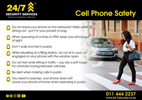 Cell Phone Safety 24 7 Security Services