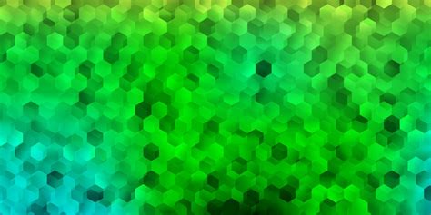 Light Blue Green Vector Background With Hexagonal Shapes 12738126