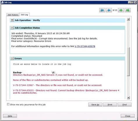 solved monthly full backup failed with error code e000fe3 vox