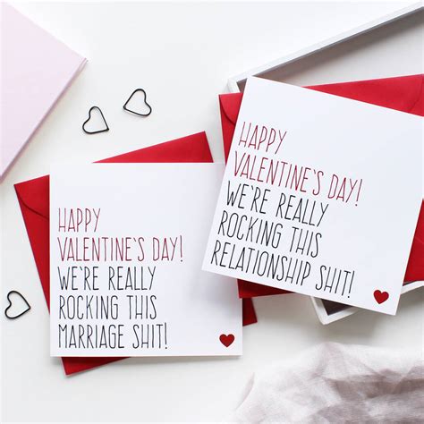 Rocking Marriage Relationship Valentines Day Card By Purple Tree