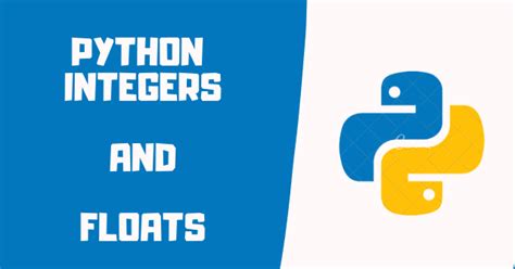 python integers and floats my data course