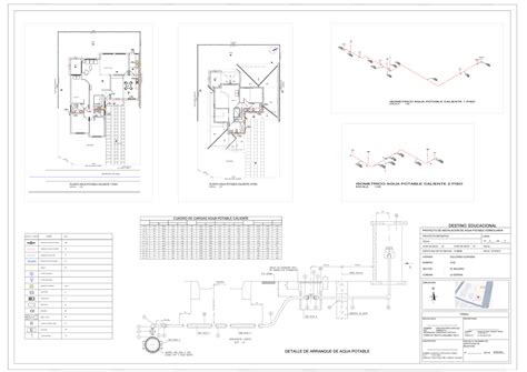 Proyecto De Agua Potable Caliente Trajabo 1 Dwg Layout 2 N 0 17 14 80