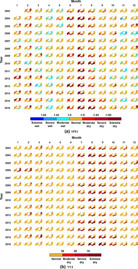 Spatial Extent And Drought Characterization Using The Spei And Vci