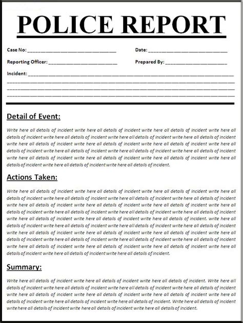 Make A Police Report — Spring Grove Police Department