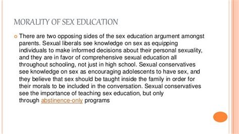 Sex Education