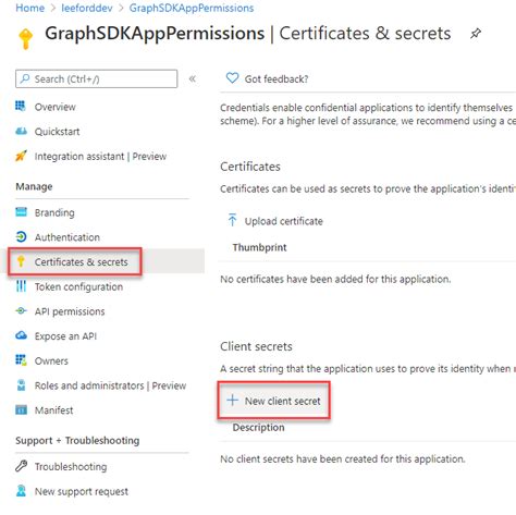 using the microsoft graph api javascript sdk with app permissions lee