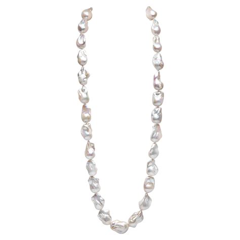 Opera Length Baroque Freshwater Pearl Necklace At 1stdibs Large