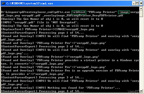 replace text to image in pdf by command line verypdf knowledge base
